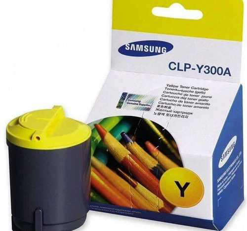 Картридж Samsung CLP-Y300A Yellow для CLP-300, 100