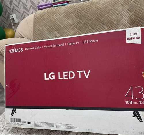 Телевизор lg 43