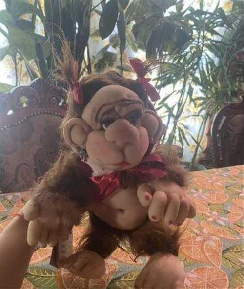 Авторская кукла обезьяна