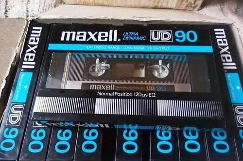 Новые запечатанные аудиокассеты Maxell UD 90