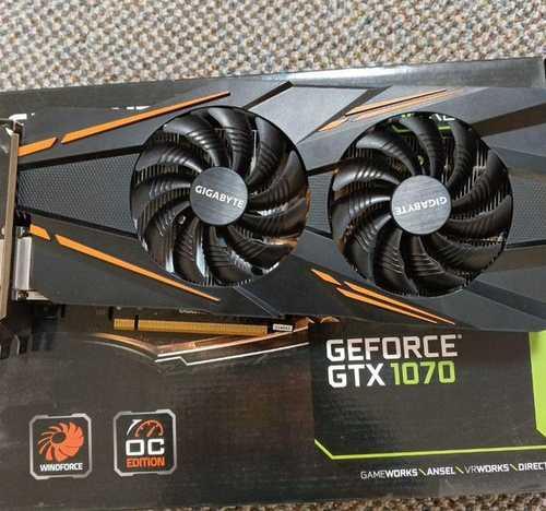 Видеокарта gtx 1070 ti 8gb