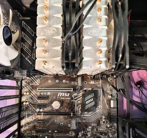 I5 9600kf, msi z390-a pro, neptwin RGB комплект