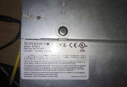 Сервер Supermicro 813M-3