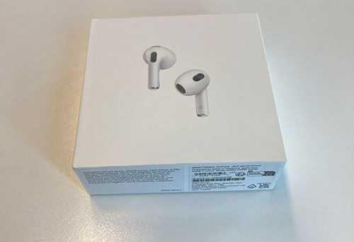 Беспроводные наушники apple airpods 3