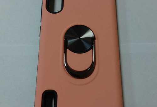 Чехол-накладка Xiaomi Mi CC9e/A3 розовый с кольцом