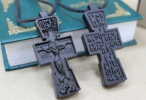 Православный нательный деревянный крест