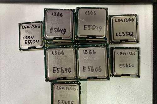 Процессоры 1366 Xeon E5504 E5649 E5640 E5606 и др