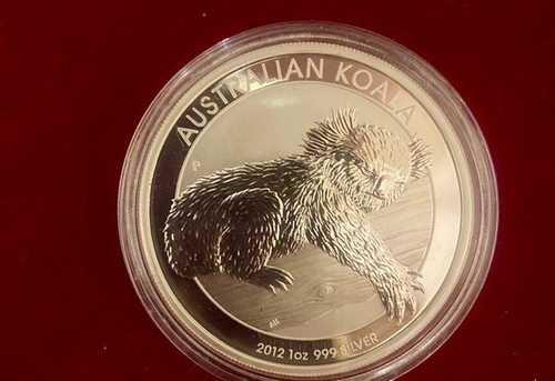 Серебряная монета Коала 2012г
