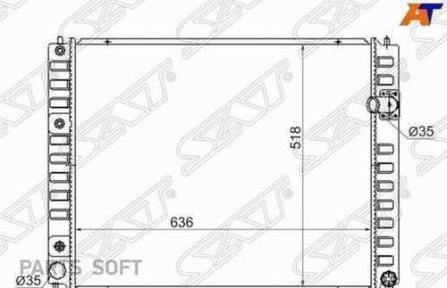 Радиатор охлаждения Инфинити FX50/FX35/EX35 08