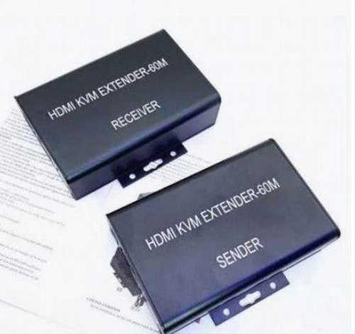 Hdmi Extender удлинитель KVM до 60 метров+USB