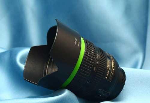 Nikon 18-70mm f/3.5-4.5 скол на резьбе фильтра
