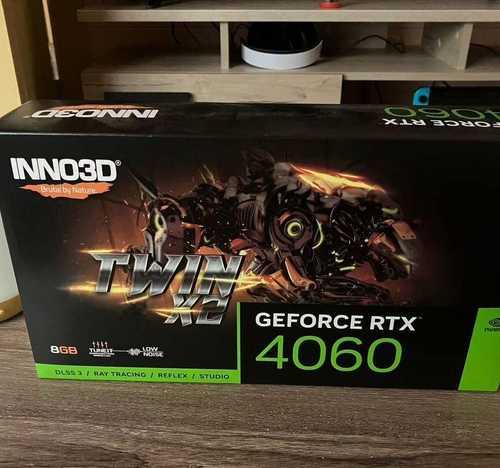 Видеокарта inno3D GeForce RTX 4060 twin X2 8Gb