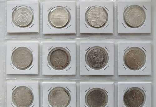 Монеты 5 марок Германия Серебро