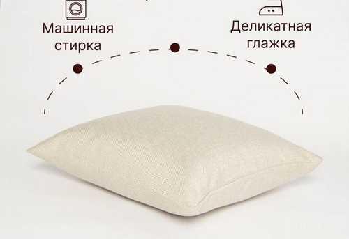 Декоративные подушки из льна рогожки 40*40 см