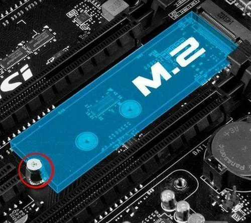 Винт со стойкой для крепления M.2SSD