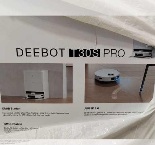Робот пылесос моющий Deebot T30S Pro