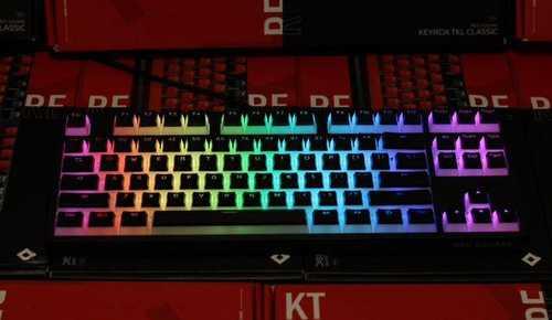 Новая Red Square Keyrox TKL + пуддинг кейкапы