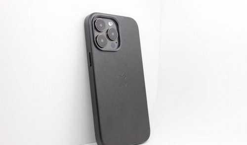 Leather Case на iPhone 14 Pro Max "Midnight"