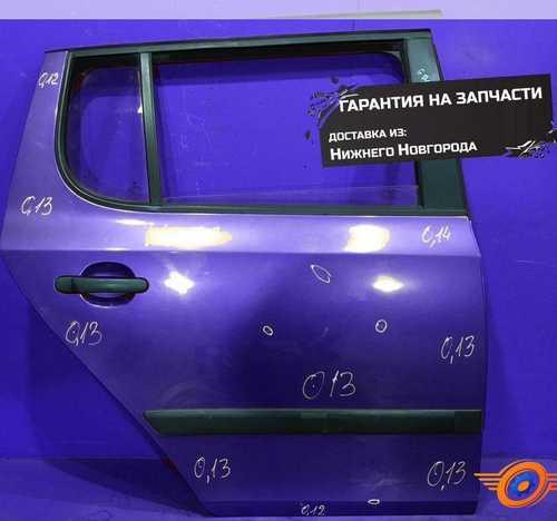 Дверь задняя правая Skoda Fabia 2 хетчбэк BBM 1.2L