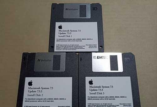 Дискеты System 7.5.5 для Apple Macintosh
