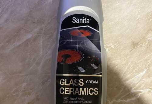 Sanita крем чистящий для стеклокерамики, 600 мл