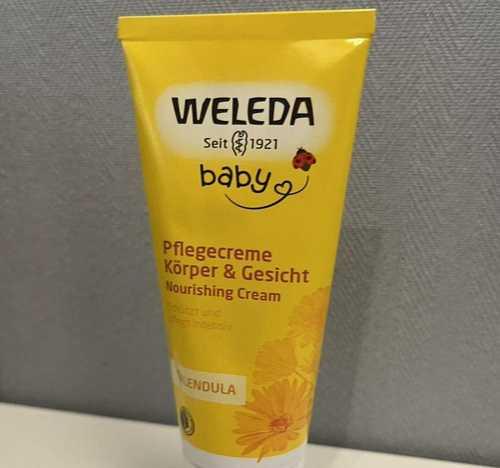 Weleda baby детский крем с календулой