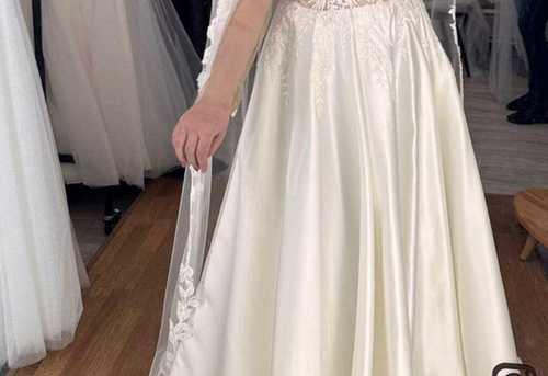 Свадебное платье на прокат 52