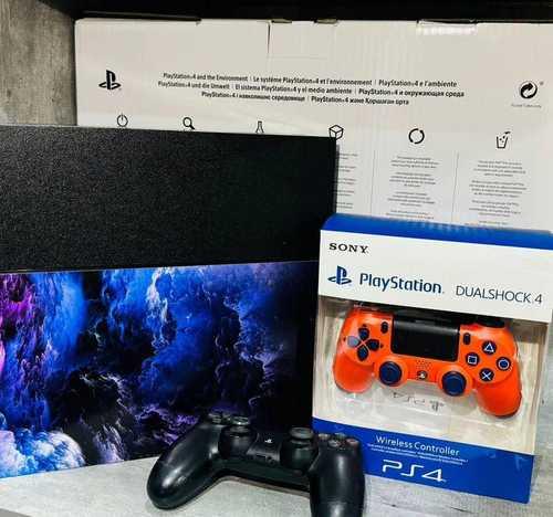 Sony Playstation 4  2 джоя   80 игр