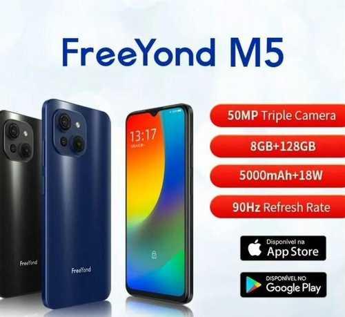 Новый смартфон FreeYond M5 8/128Гб, IPS 90Гц