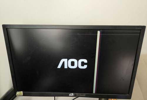 Монитор aoc e2460s на запчасти