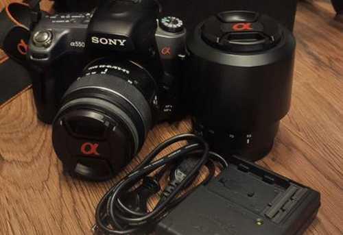 Фотокамера Sony alpha 550