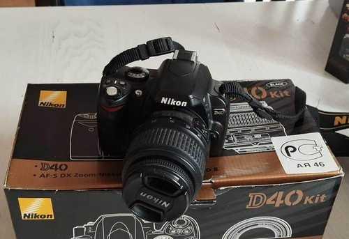 Зеркальный фотоаппарат Nikon D40 Kit AF-S DX Nikko