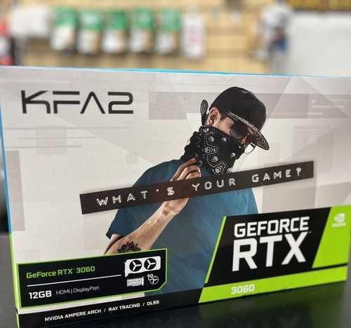 Видеокарта rtx 3060 12gb KFA2 Core Black