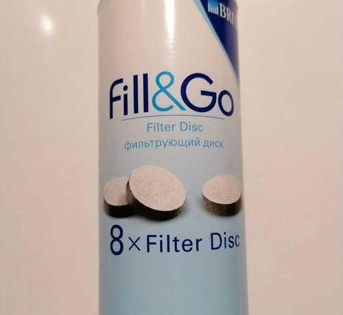 Сменный картридж-диск Brita Fill&Go, 8 шт/уп