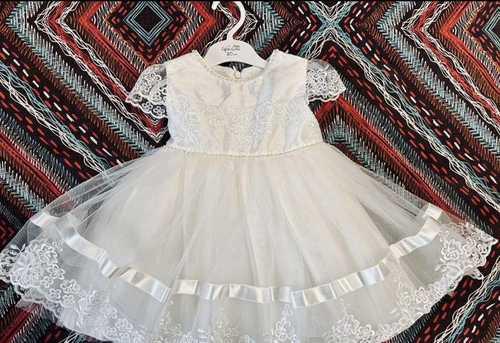Детское нарядное платье 80 86