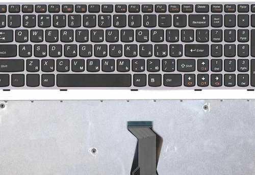 Клавиатура для Lenovo B570 B580 с серой рамкой