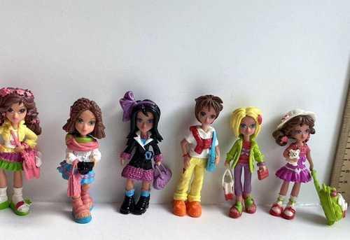 Коллекционные виниловые фигурки кукол 6 штук