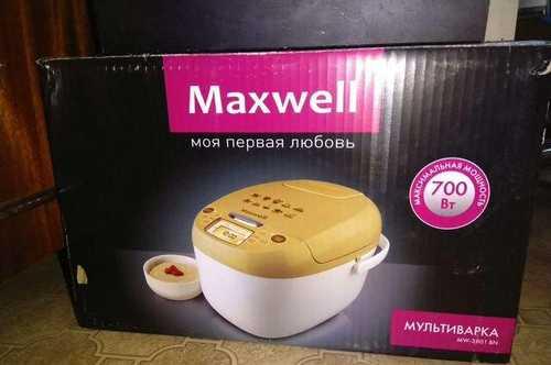 Мультиварка новая Maxwell MW-3801 BN
