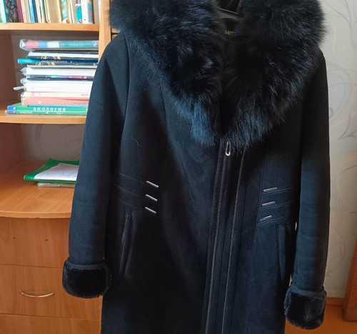 Дубленка женская 48 50 бу