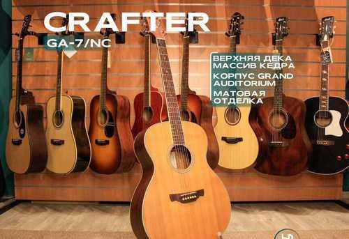 Crafter GA-7/NC, акустическая гитара с чехлом