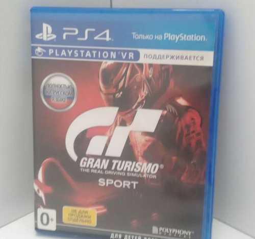 Игровые диски. Sony Playstation 4 Gran Turismo Sport