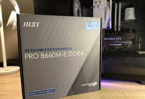 Материнская плата MSI PRO B660M-E DDR4