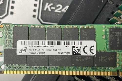 32GB DDR4 ECC REG Micron 2400Mhz 2Rx4