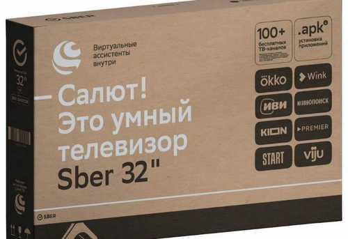 Новый безрамочный телевизор Sber 32