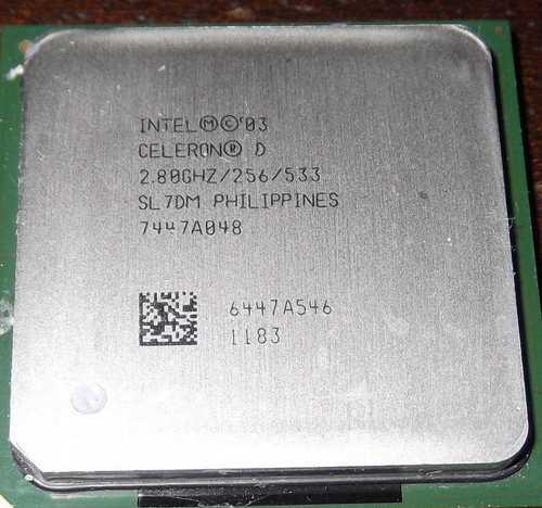 Процессор сокет 478 intel celeron-D