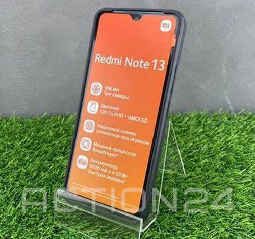 Чехол на Xiaomi Redmi Note 13 4G трансформер (зеле