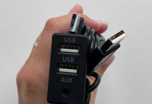 Розетка Удлинитель для USB AUX