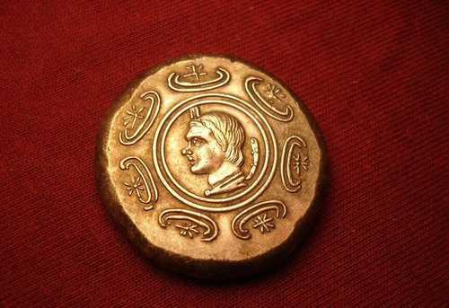 Монета Греция Афина Бог Пан Тетрадрахма Македония