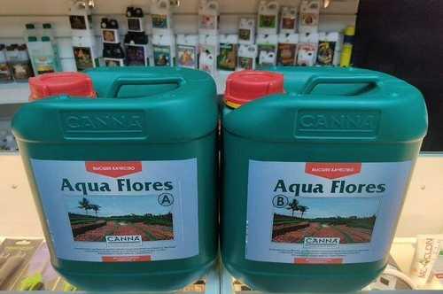 Удобрение для гидропоники Canna Aqua Flores A+B 5л