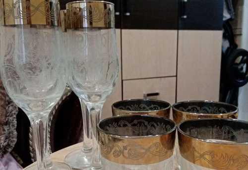 Набор бокалов и стаканов